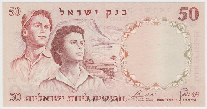 World Paper Money Price List - Israel