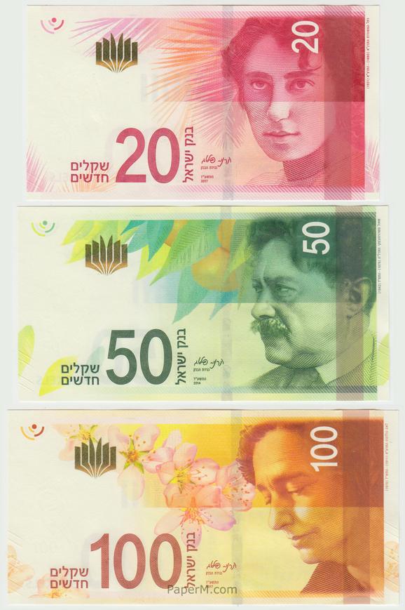 World Paper Money Price List - Israel